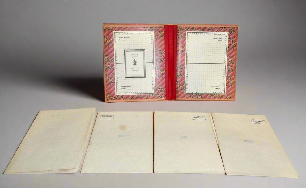 1939 Kelly's Post Office Directory Map Of London With Four Maps ...