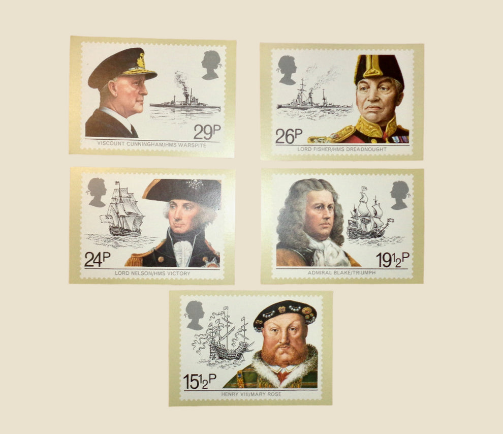 1982 Set of Five PHQ 60 Postcards Of Maritime Heritage – Mullard ...