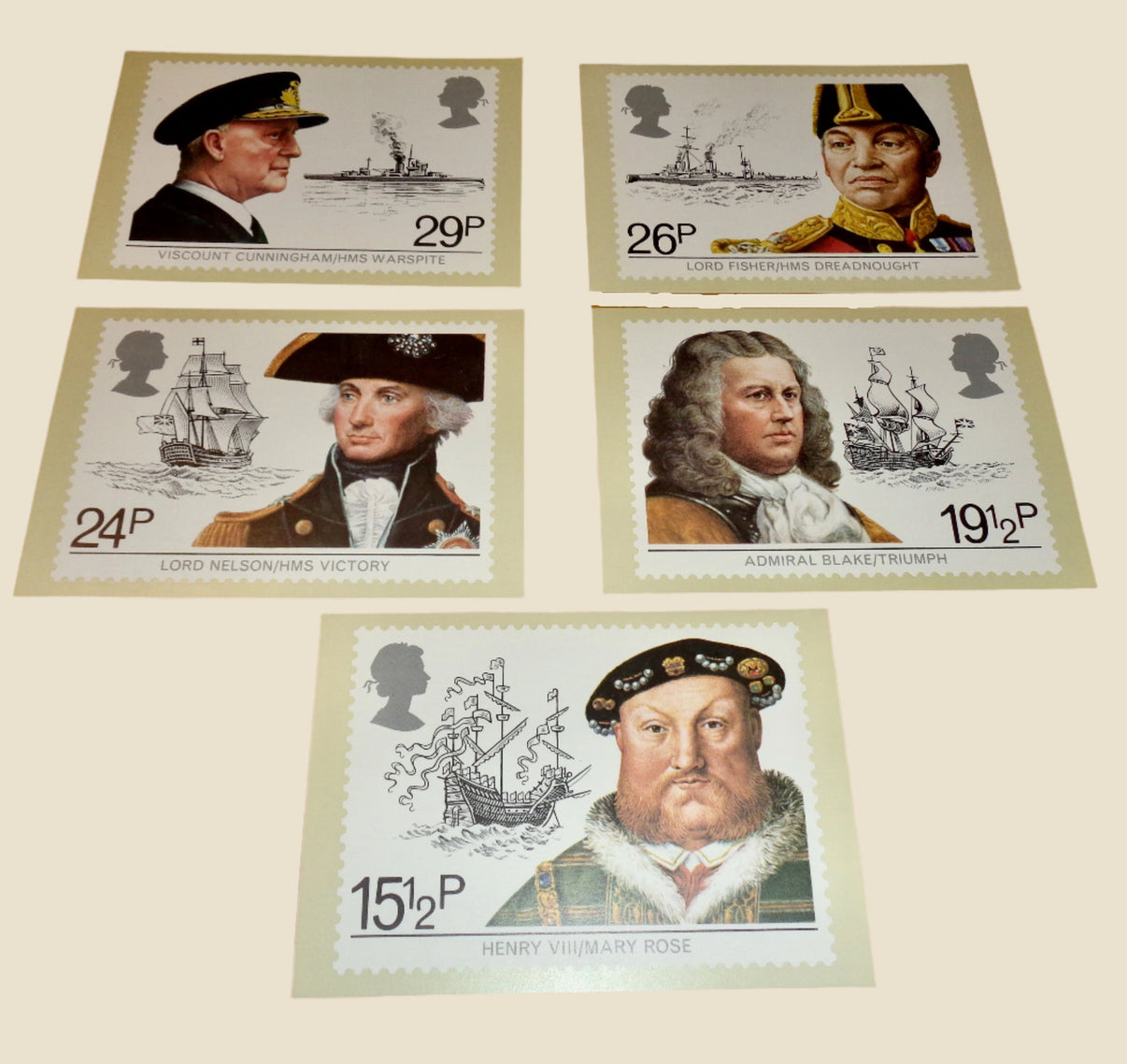 1982 Set of Five PHQ 60 Postcards Of Maritime Heritage – Mullard ...