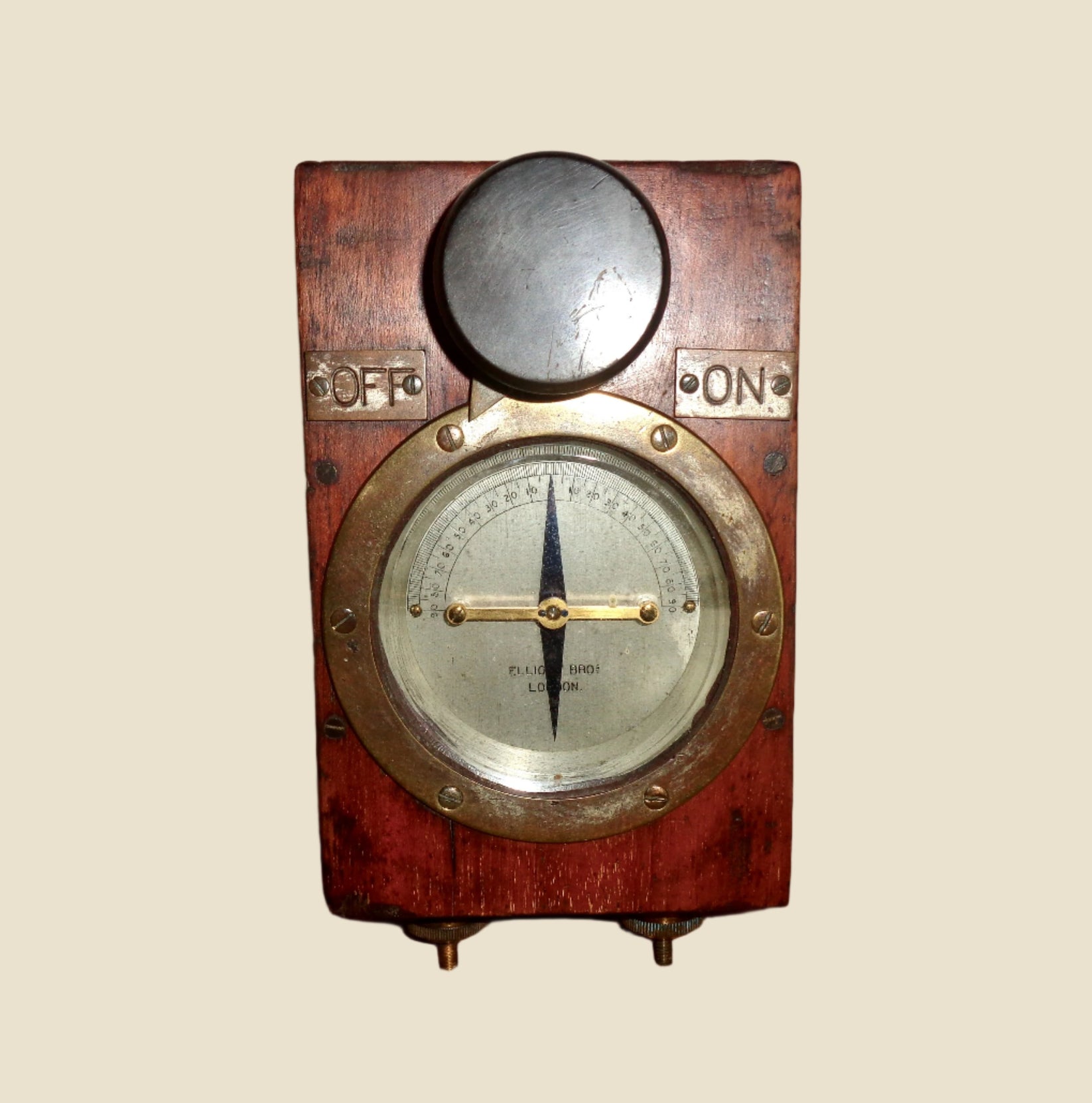 Antique Elliott Brothers Galvanometer Telegraph Lineman's Detector In ...