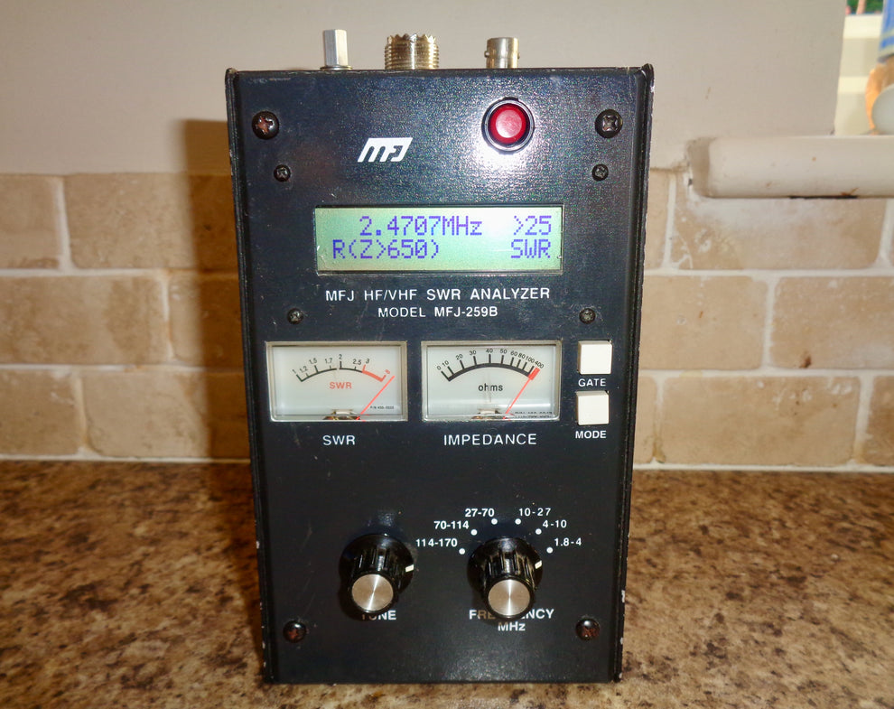 MFJ-259B HF/VHF SWR Analyzer – Mullard Antiques and Collectibles
