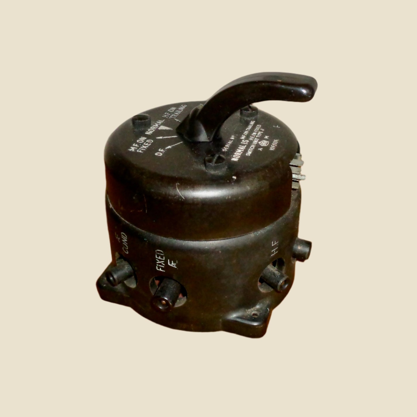 WW2 RAF Air Ministry AM Aerial J Switch 10F/126 For A Military Radio R ...