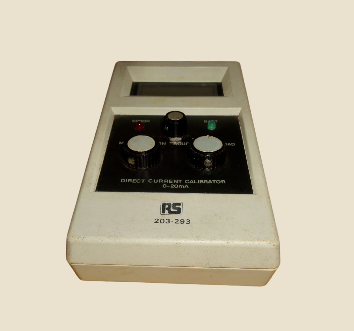 Vintage RS Direct Current Calibrator 0-20mA Cat.No. 203-293 – Mullard ...