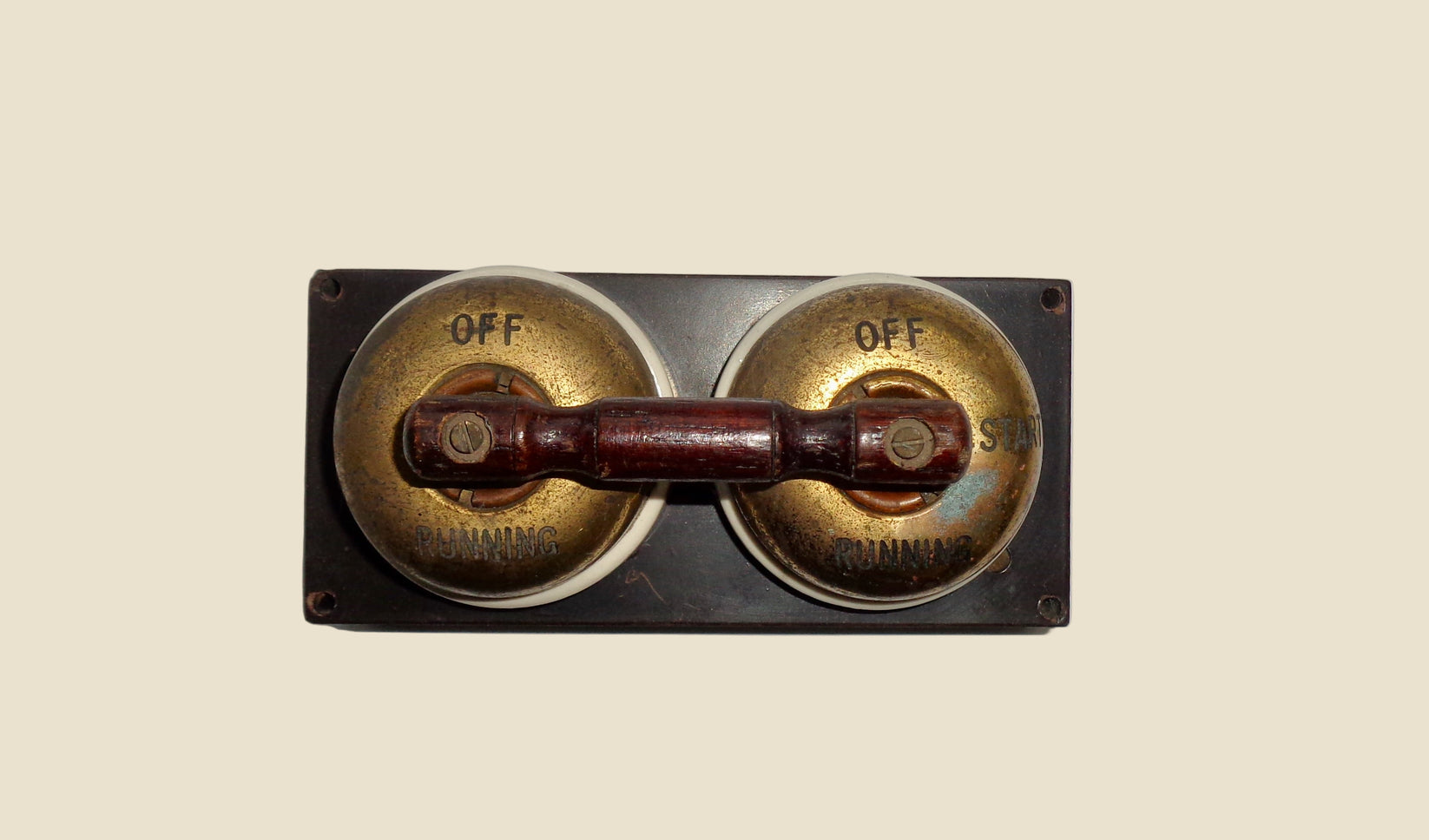 Vintage Aircraft Twin Magneto / Accumulator Switch Type 49 Air Ministr ...