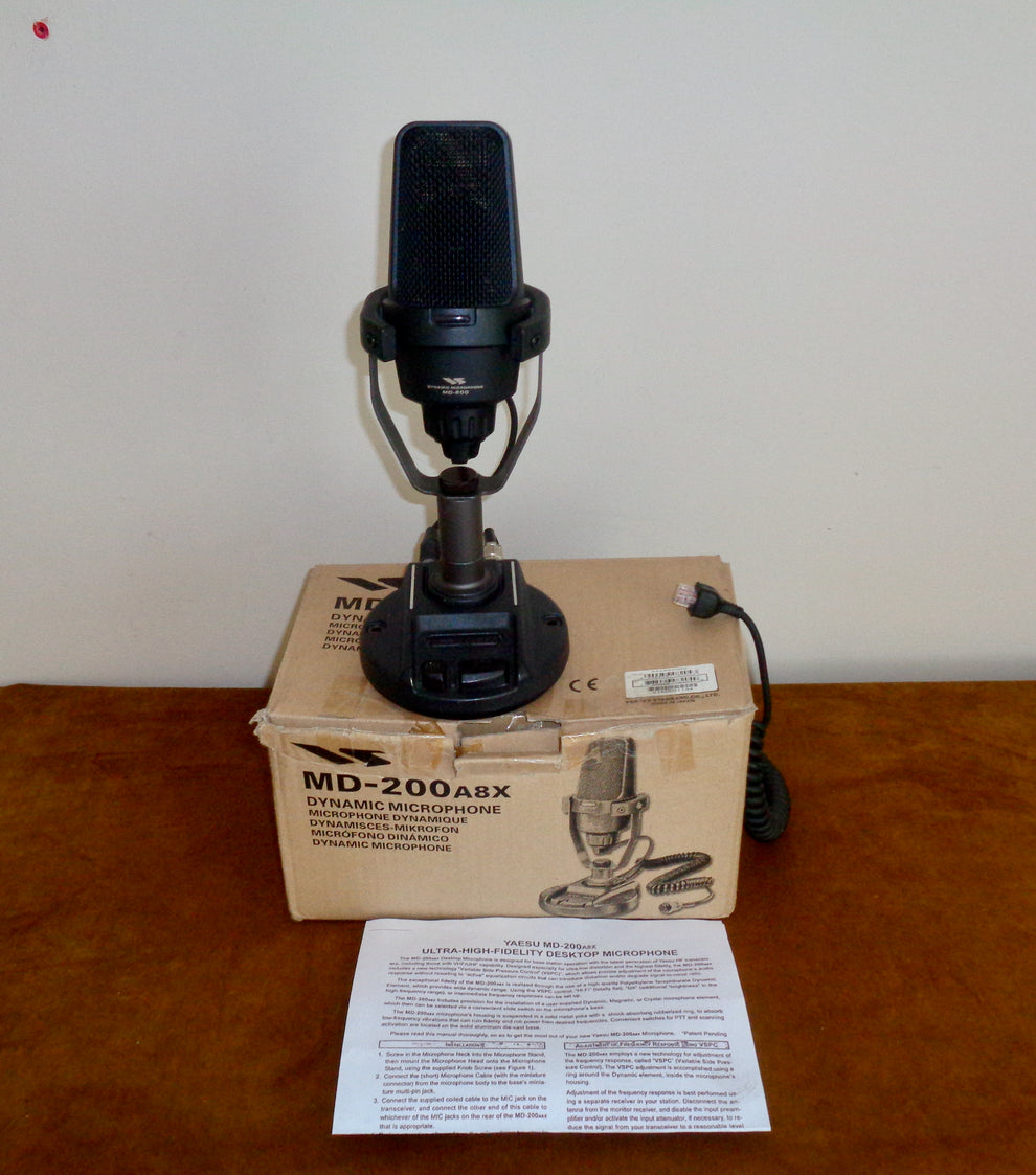 Yaesu MD-200 ABX UHF Desktop Dynamic Microphone – Mullard Antiques and ...