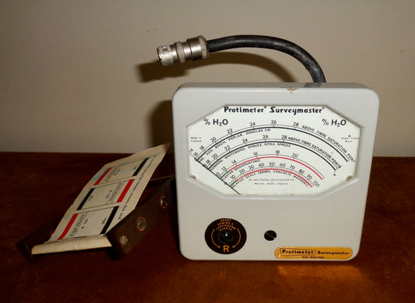 Vintage Protimeter Surveymaster Moisture Meter For Timber, Plaster & B ...