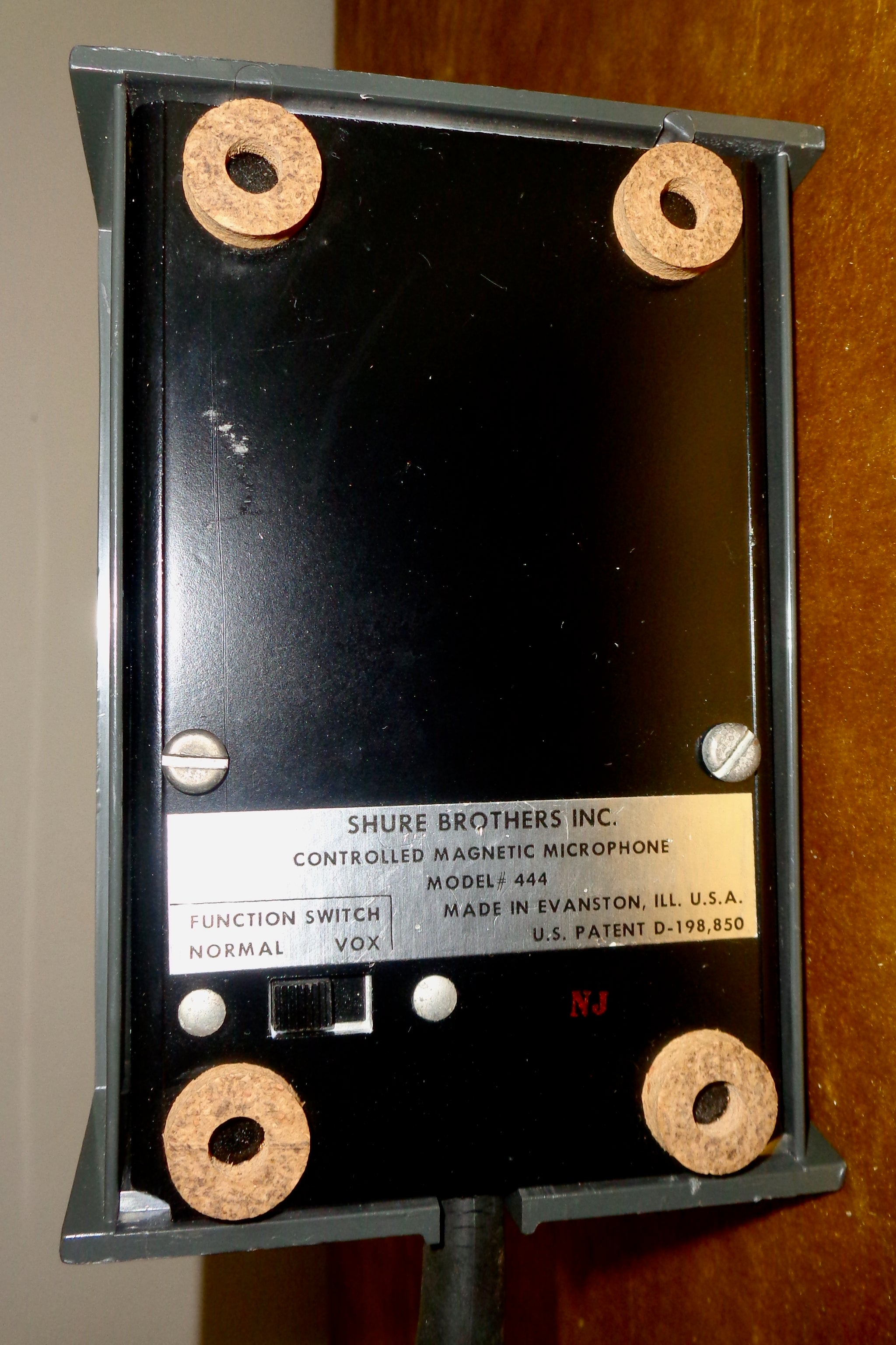 Shure Controlled Magnetic Microphone Model 444 – Mullard Antiques and ...