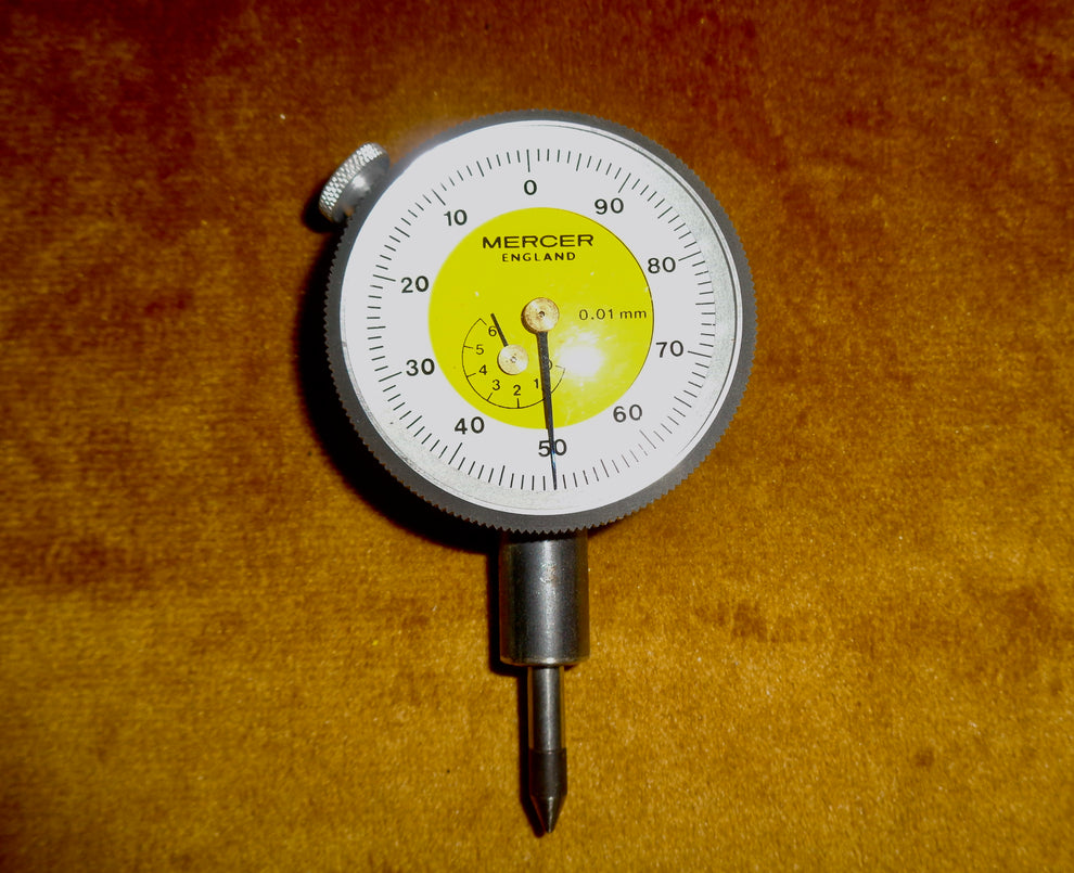 Analogue Mercer Dial Gauge Indicator 0.01mm – Mullard Antiques and ...