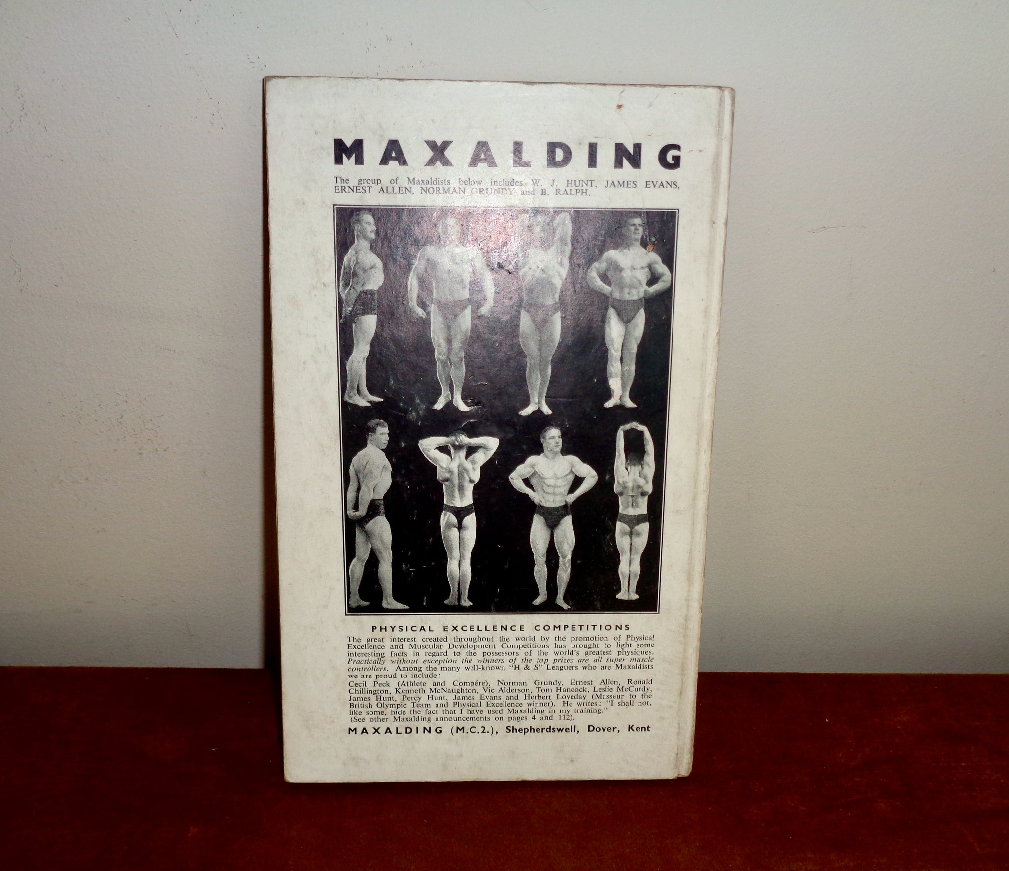 Original 1940s Book Muscle Control By Maxick – Mullard Antiques and ...