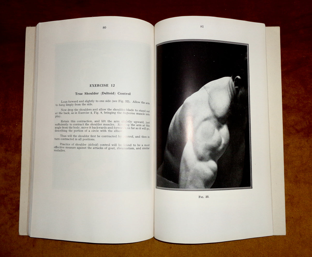 Original 1940s Book Muscle Control By Maxick – Mullard Antiques and ...