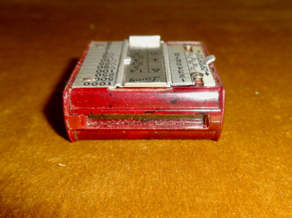 1930s Red Bakelite Lumy Light Extinction Meter In Its Original Box ...