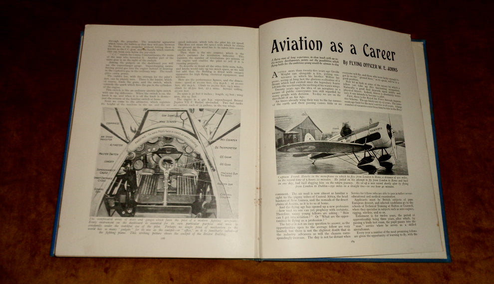 1931 The Modern Boy's Book Of Aircraft With Articles By WE Johns & Oth ...