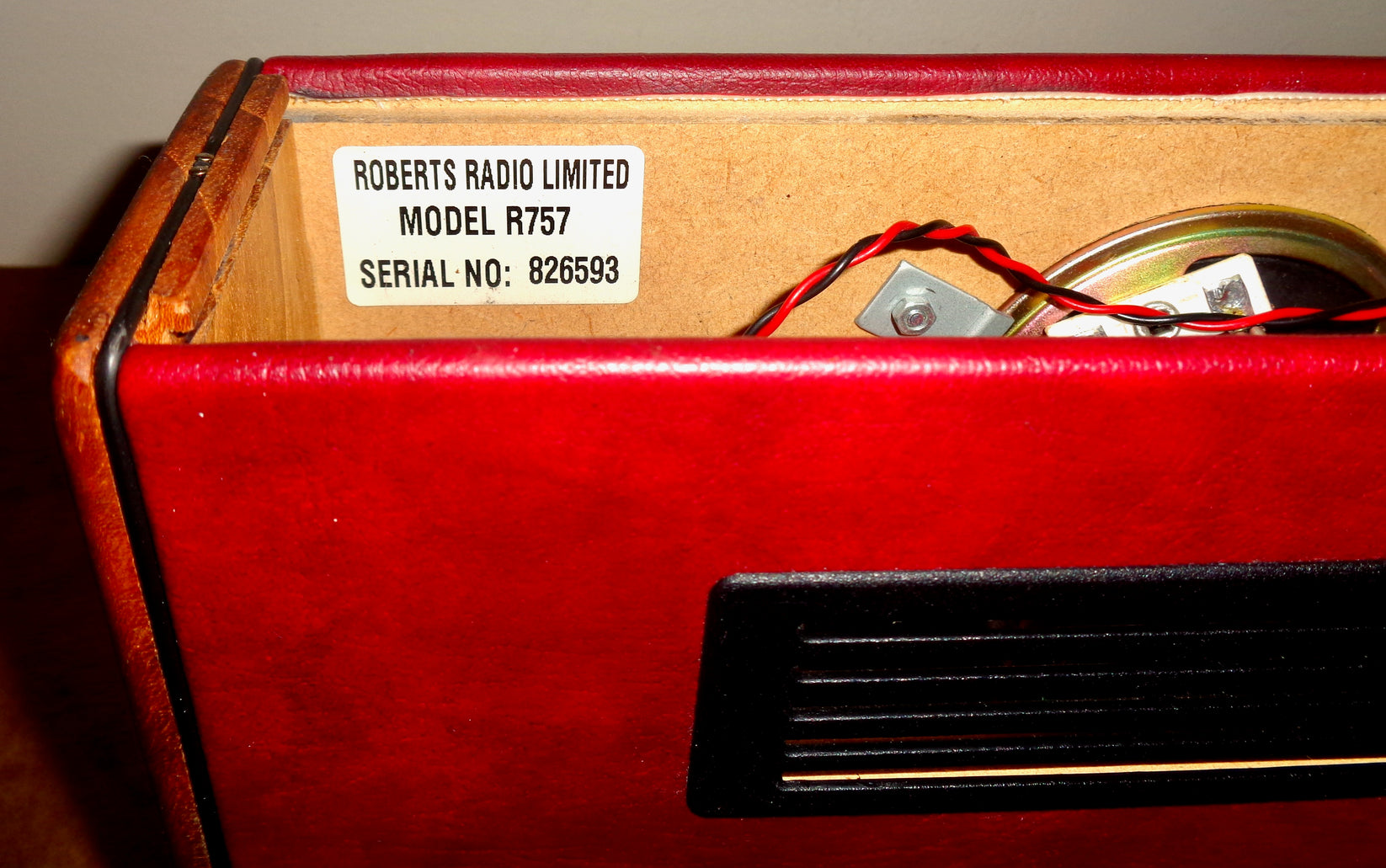Vintage R757 Roberts Radio With Red Leatherette – Mullard Antiques and ...