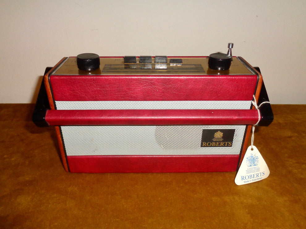 Vintage R757 Roberts Radio With Red Leatherette – Mullard Antiques and ...