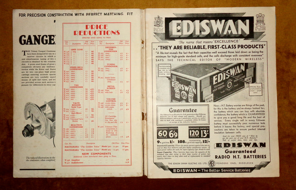 1933 The Telsen RadioMag Number 4 – Mullard Antiques and Collectibles