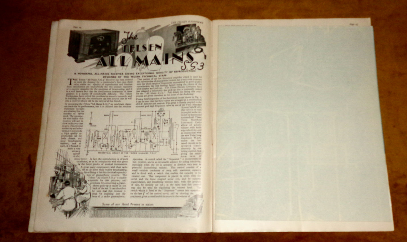 1933 The Telsen RadioMag Number 4 – Mullard Antiques and Collectibles