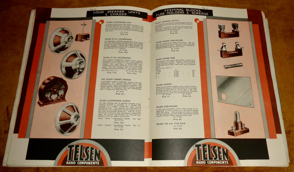 1933 The Telsen RadioMag Number 4 – Mullard Antiques and Collectibles