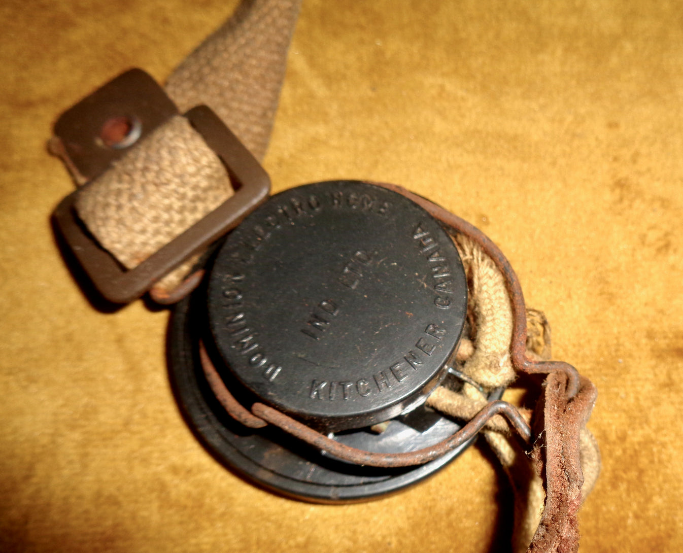 WW2 Canadian WS58 Headset Comprising Dominion Headphones with DM1 Micr ...
