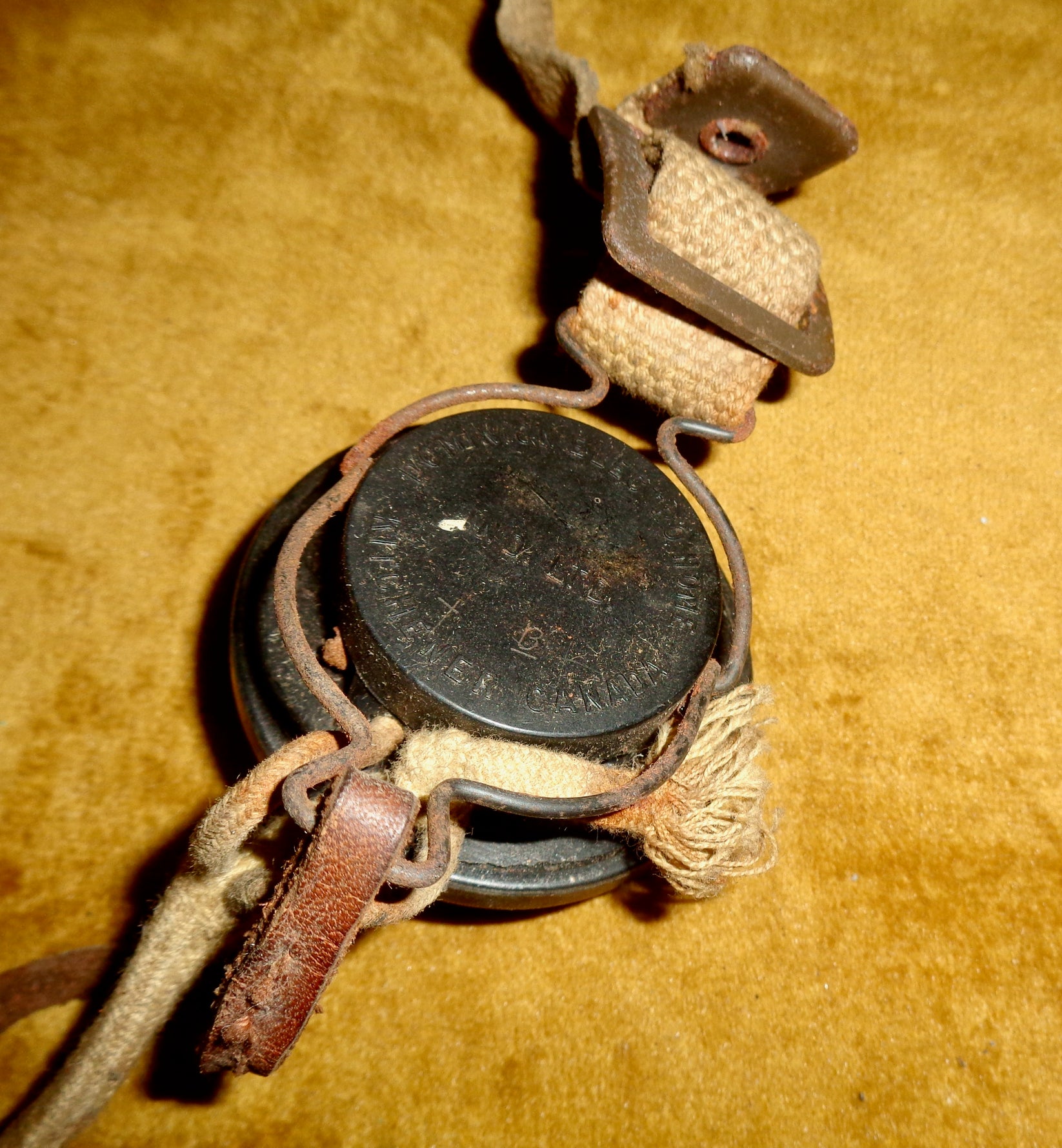 WW2 Canadian WS58 Headset Comprising Dominion Headphones with DM1 Micr ...