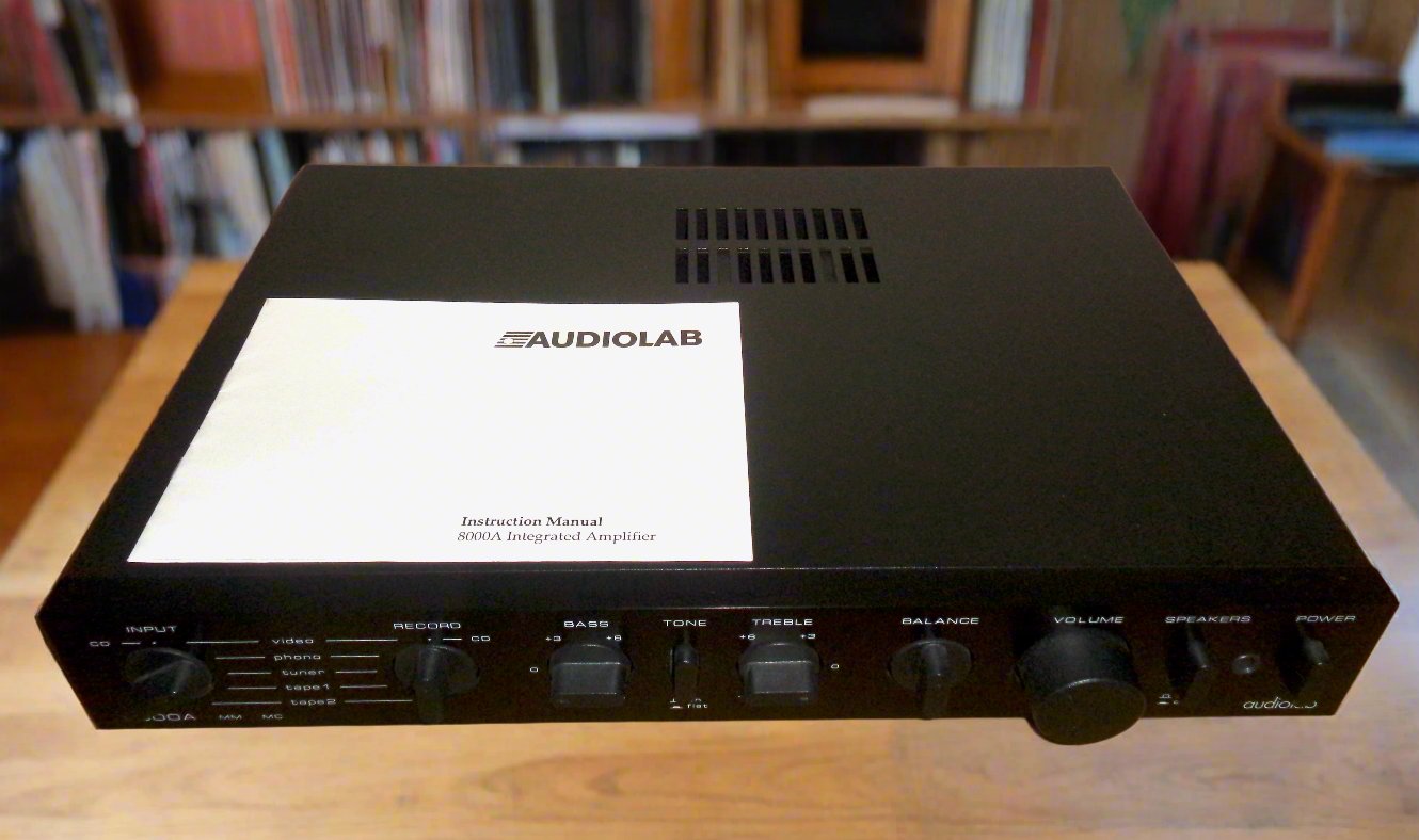 1990s Stereo Audiolab Model 8000A Integrated Amplifier – Mullard ...