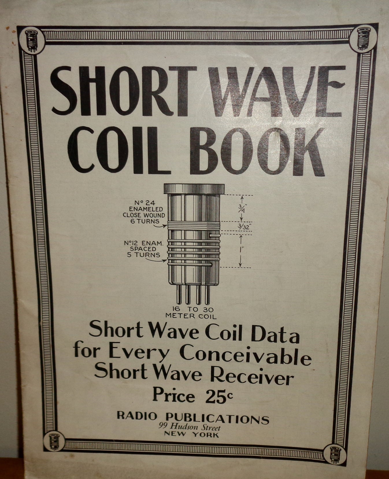 1937 Short Wave Coil Book Catalogue By Radio Publications – Mullard ...