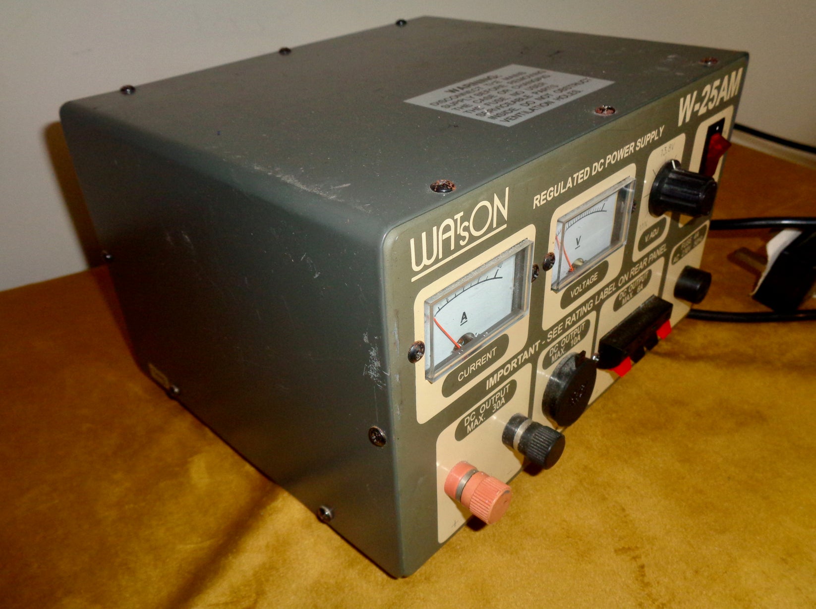 Preowned Watson W-25 AM Regulated DC Power Supply Unit PSU – Mullard ...