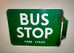 Vintage Ipswich Green Double Sided Bus Stop Sign In Aluminium – Mullard ...
