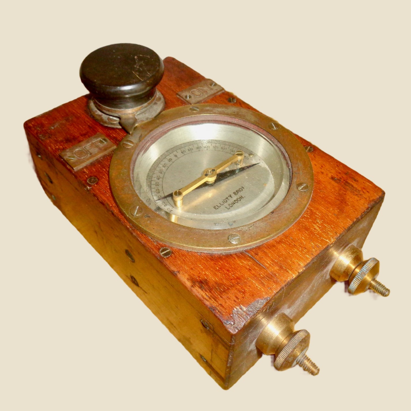 Antique Elliott Brothers Galvanometer Telegraph Lineman's Detector In ...
