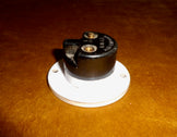 Vintage BMAC 437 White Plastic Bus Bell Push With Red Button On A Bake ...