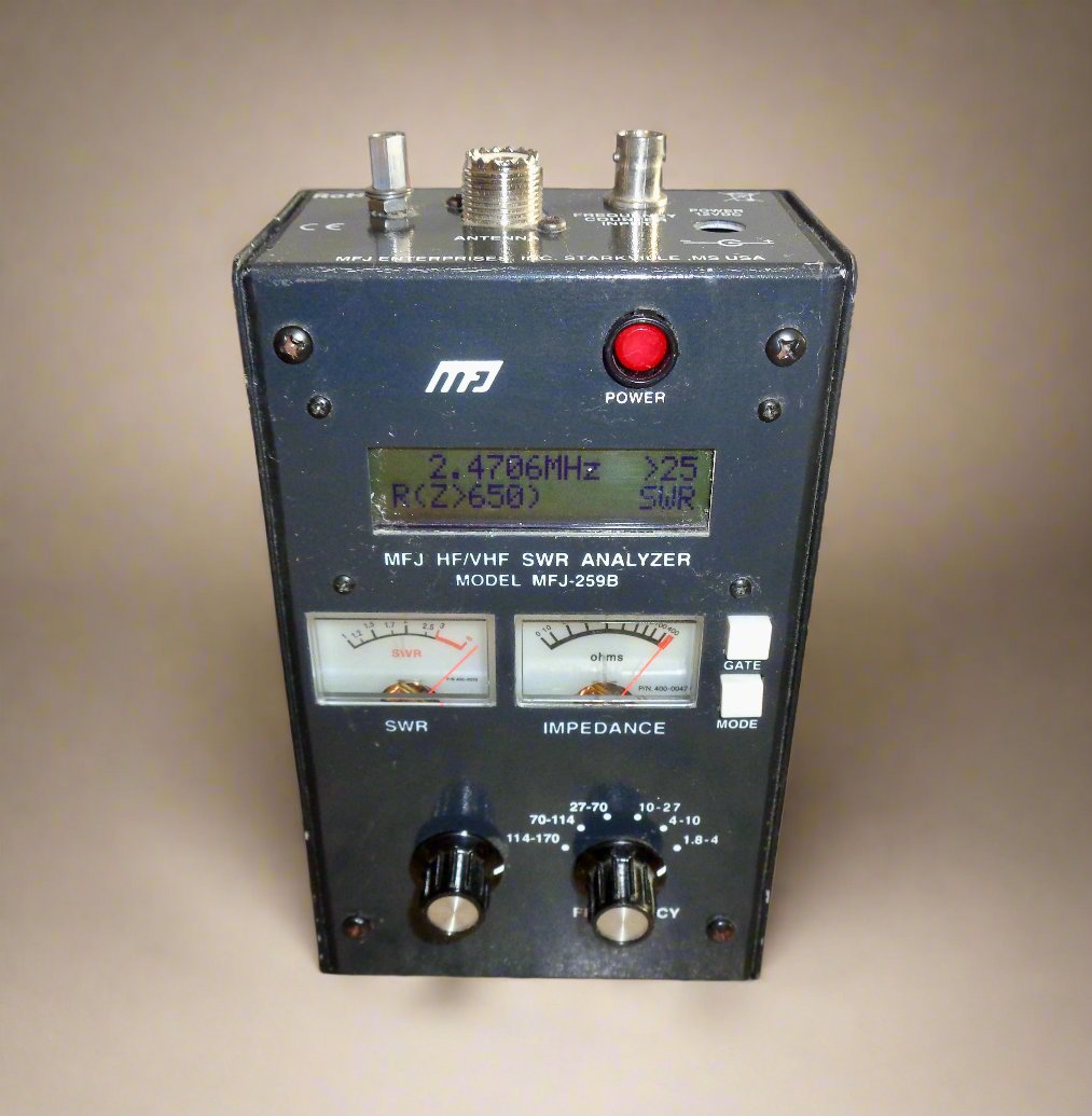 MFJ-259B HF/VHF SWR Analyzer – Mullard Antiques and Collectibles