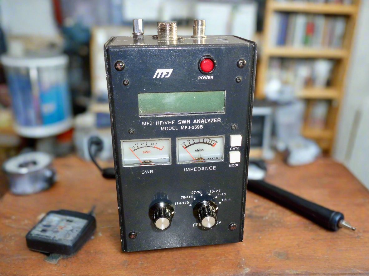 MFJ-259B HF/VHF SWR Analyzer – Mullard Antiques and Collectibles