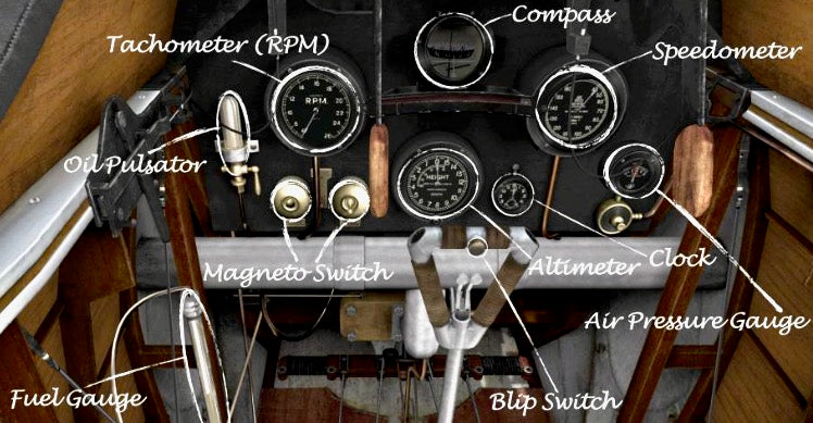WW1 Circa 1918 Zenith RFC MK VA Altitude Meter For A Sopwith F1 Camel ...