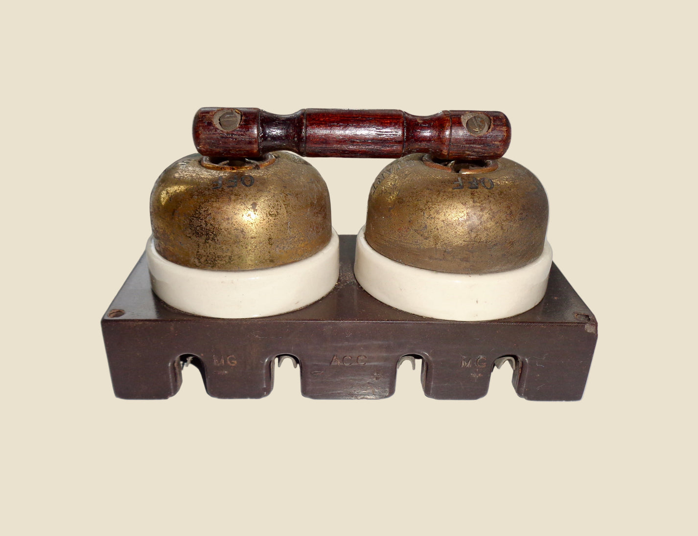 Vintage Aircraft Twin Magneto / Accumulator Switch Type 49 Air Ministr ...