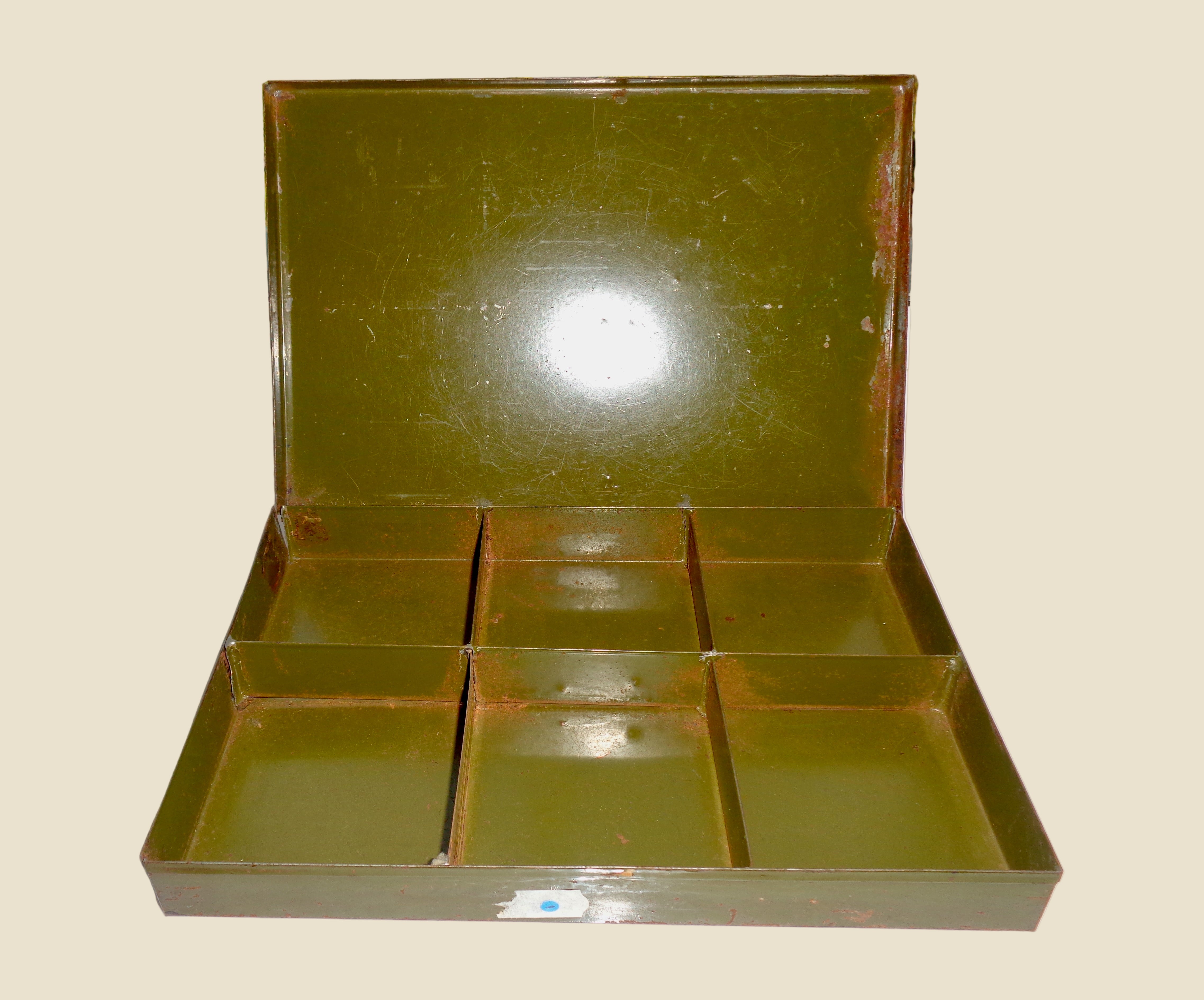 Vintage British Army Electrical Components / Hardware Spares Tin With ...