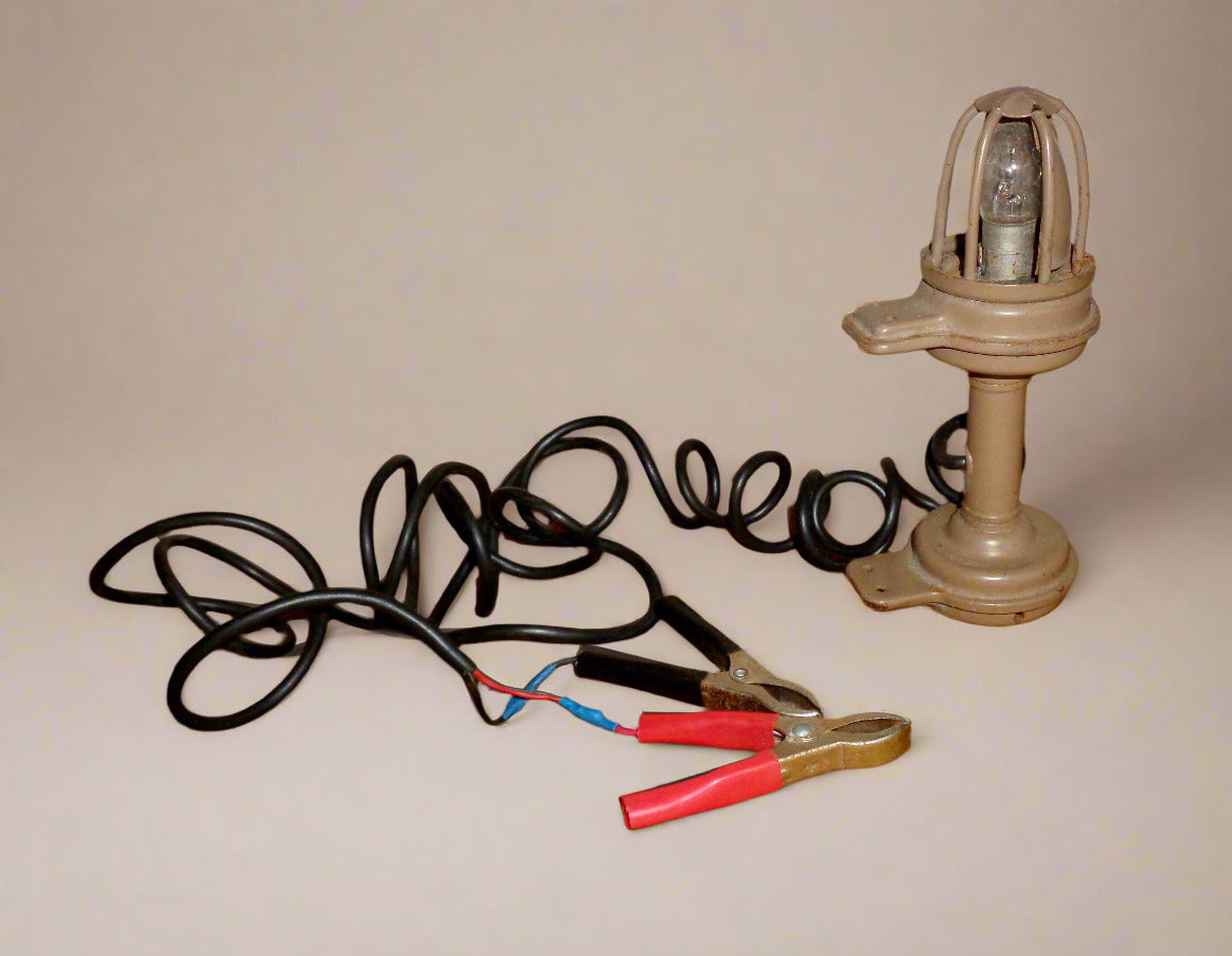 Vintage Lucas Military Vehicle Inspection Lamp For A Land Rover Series ...
