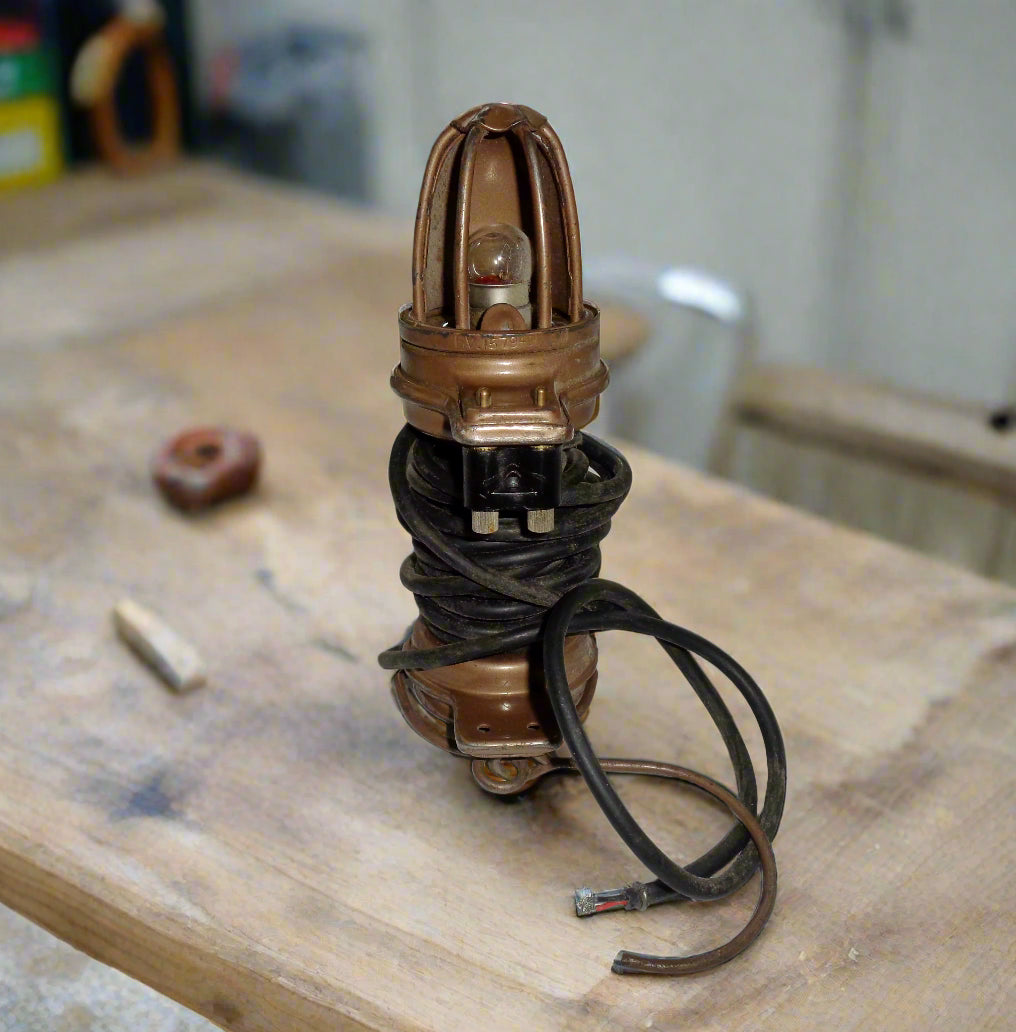 Vintage Lucas Military Vehicle Inspection Lamp For A Land Rover Series ...