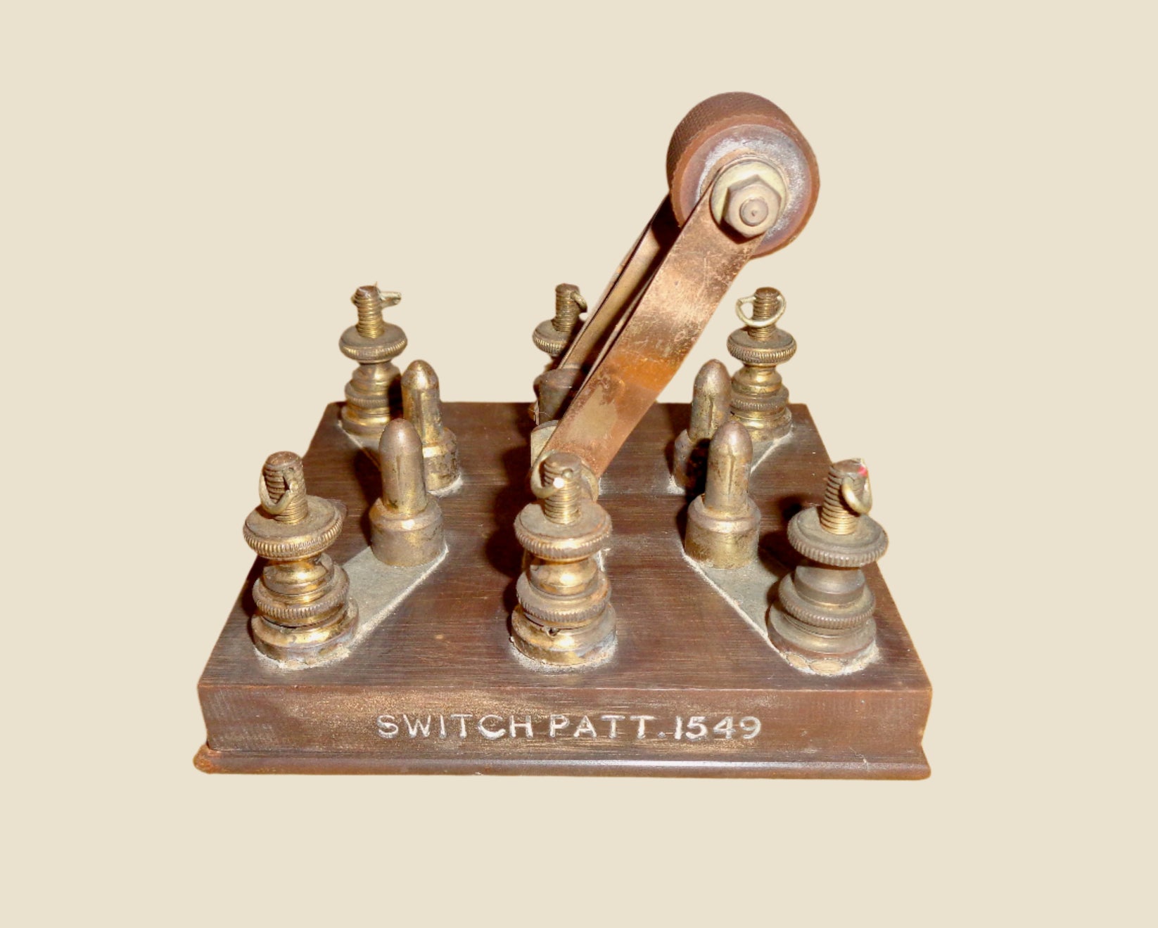 WW1 Royal Navy 2-Pole Knife / Aerial Switch Pattern 1549 As Used In A ...