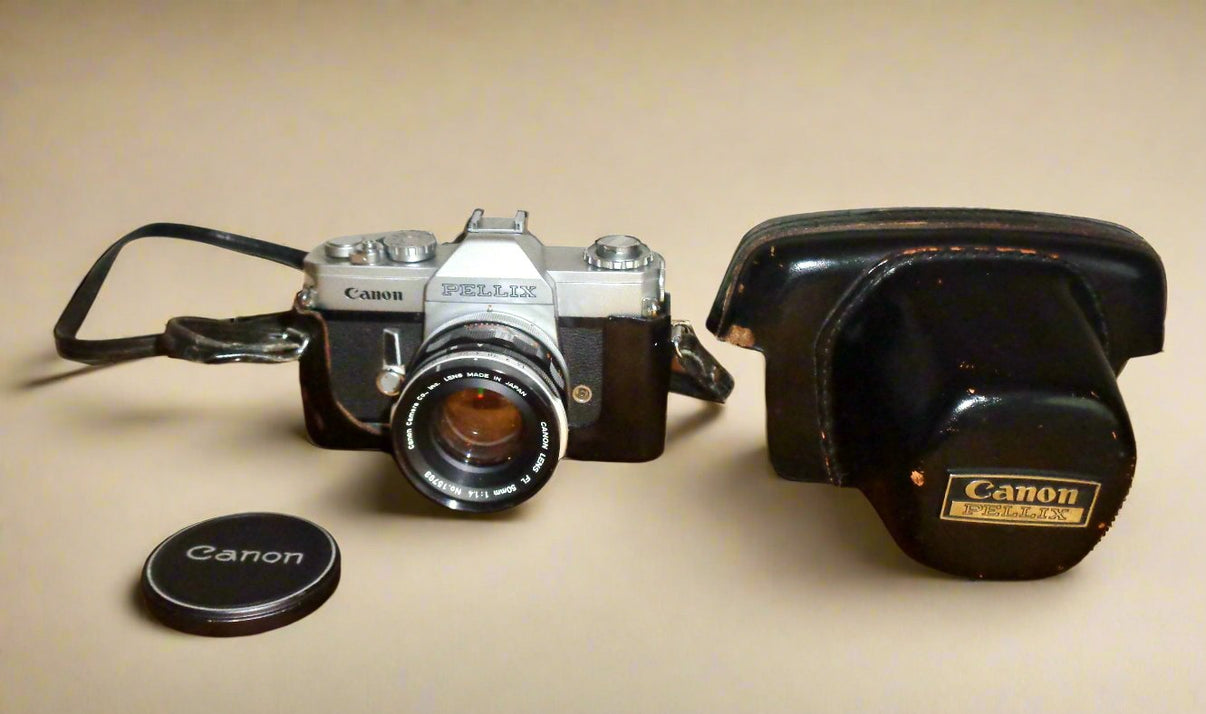 1960s Canon Pellix 35mm SLR Camera No.113691 With 50mm 1:1.4 Lens And ...