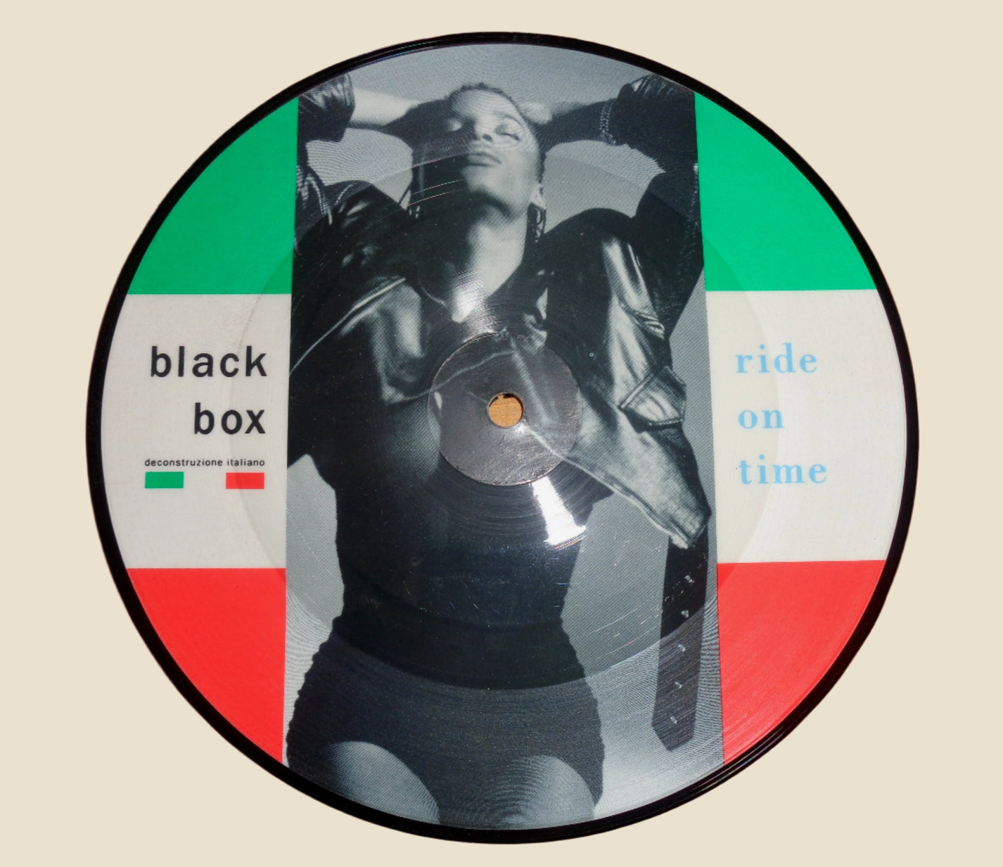 1989 Black Box Ride On Time RCA Picture Disc 45 RPM 7" Single Vinyl Re ...