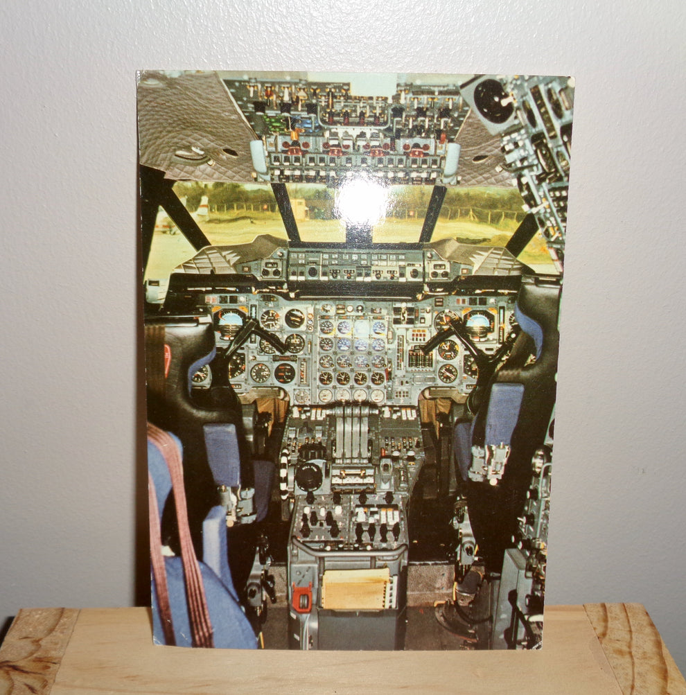 Vintage Concorde Postcard Of A Cockpit Photo by BAC Filton – Mullard ...