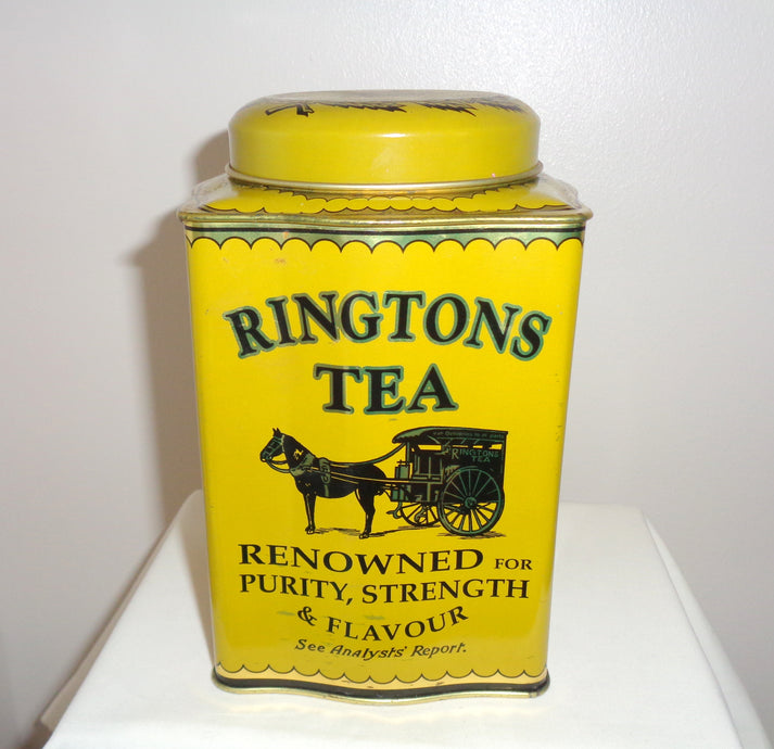 Ringtons Ltd Yellow Millennium Tin Tea Coffee Caddy – Mullard Antiques ...
