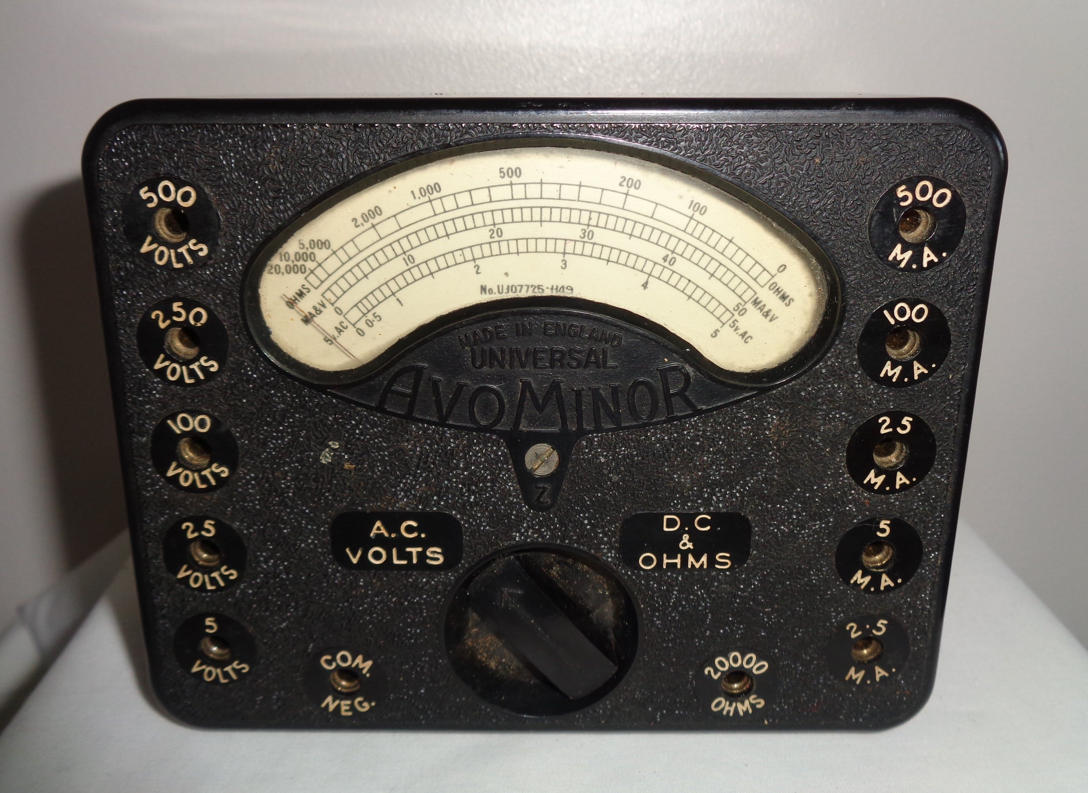 1940s ACWEECO Universal AVO Minor Moving Coil Multimeter – Mullard ...