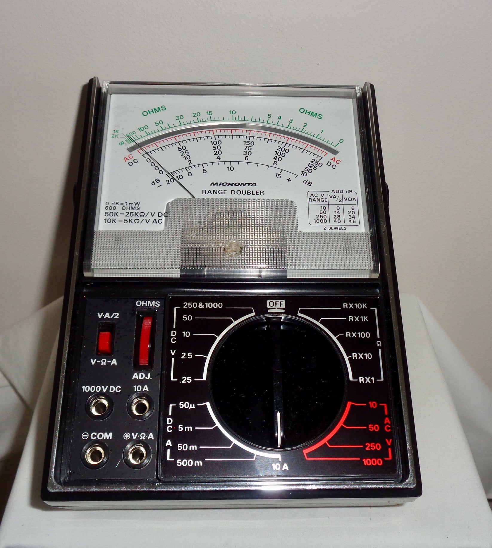 Vintage Micronta Tandy Range Doubler 50K Ohms Multitester 22-204B ...