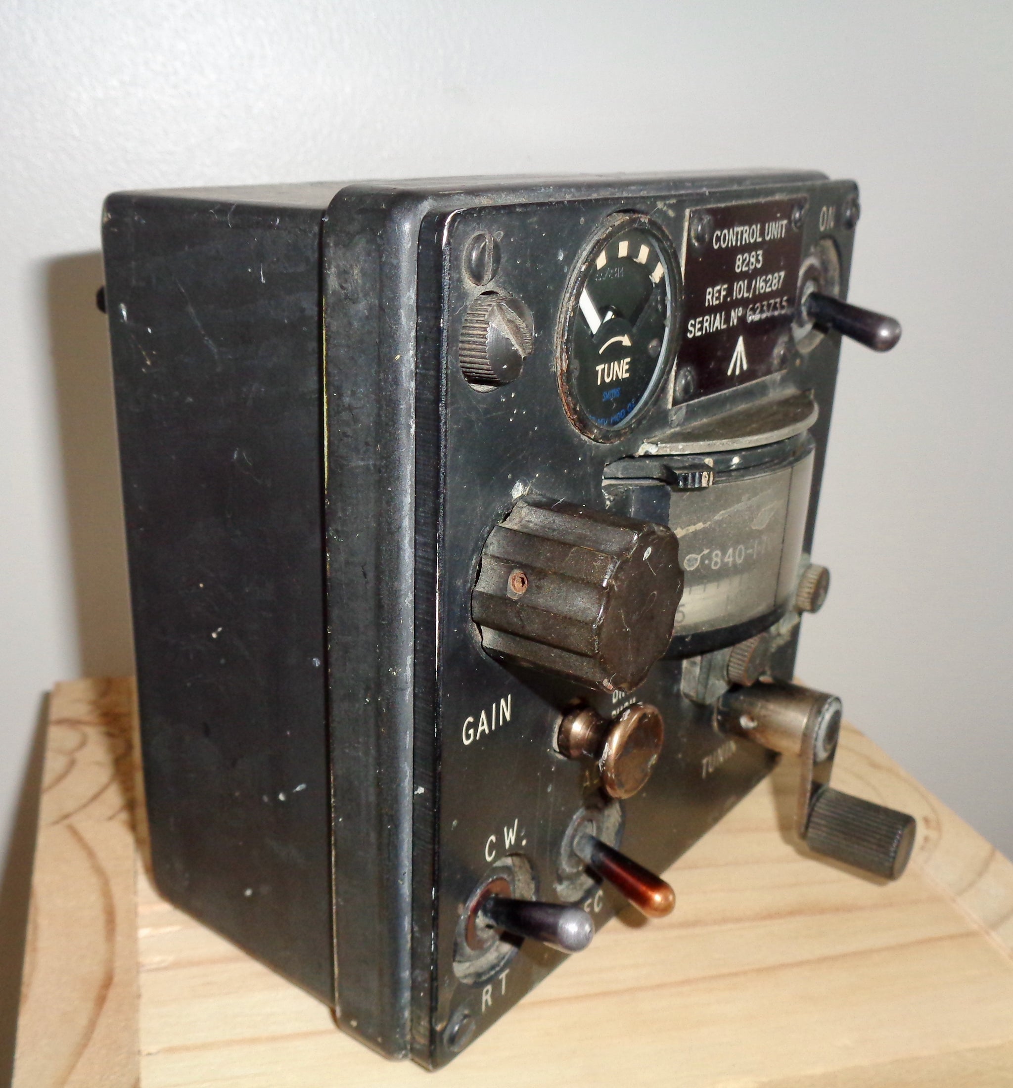 Vintage RAF RN Cockpit ADF Radio Control Unit 8283 10L/16287 – Mullard ...