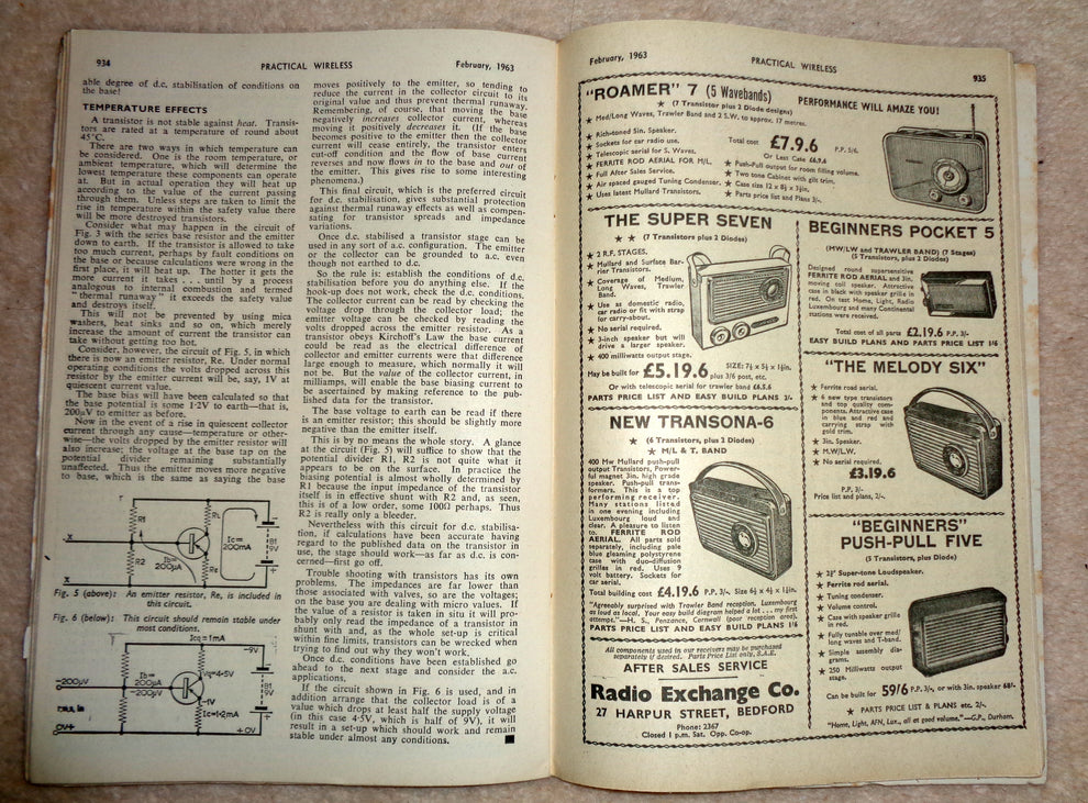1963 Practical Wireless Magazines (Set of Nine) – Mullard Antiques and ...