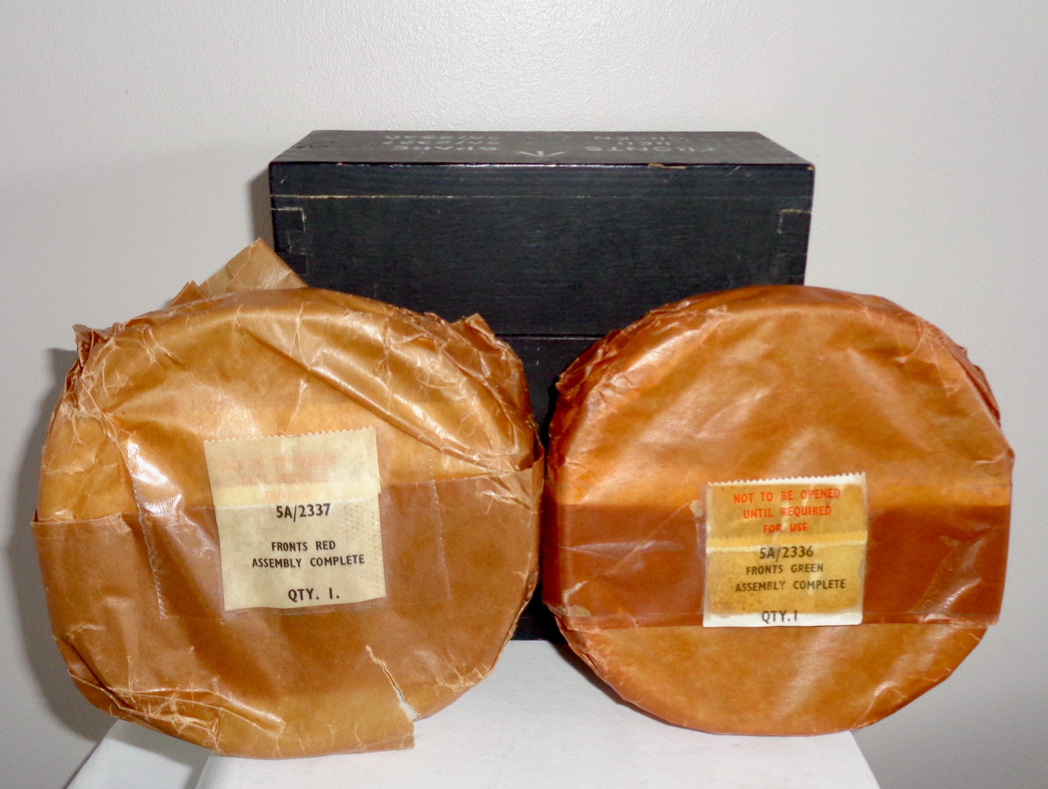 WW2 RAF Red 5A/2337 And Green 5A/2336 Signalling Lamp B Fronts Filters ...