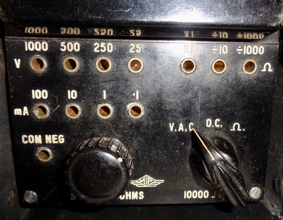 1960s Decca Radar Moving Coil Multimeter Made By Pullin. Used in MV Ma ...
