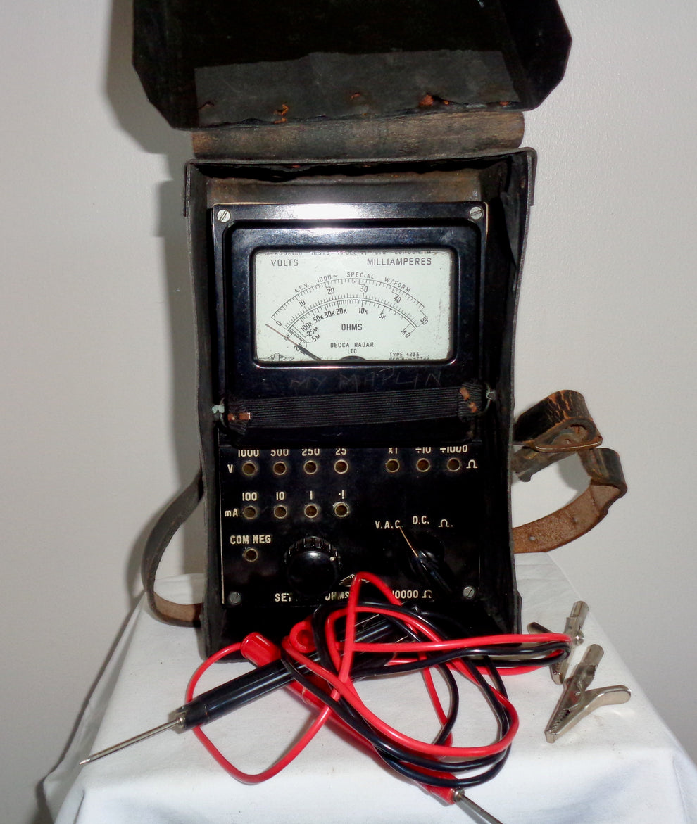 1960s Decca Radar Moving Coil Multimeter Made By Pullin. Used in MV Ma ...
