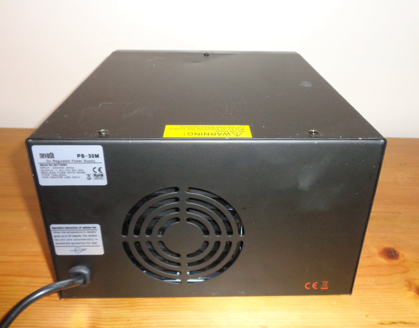 Nevada PS30M DC Regulated Power Supply Unit 25-30 Amp PSU 240V 50Hz ...