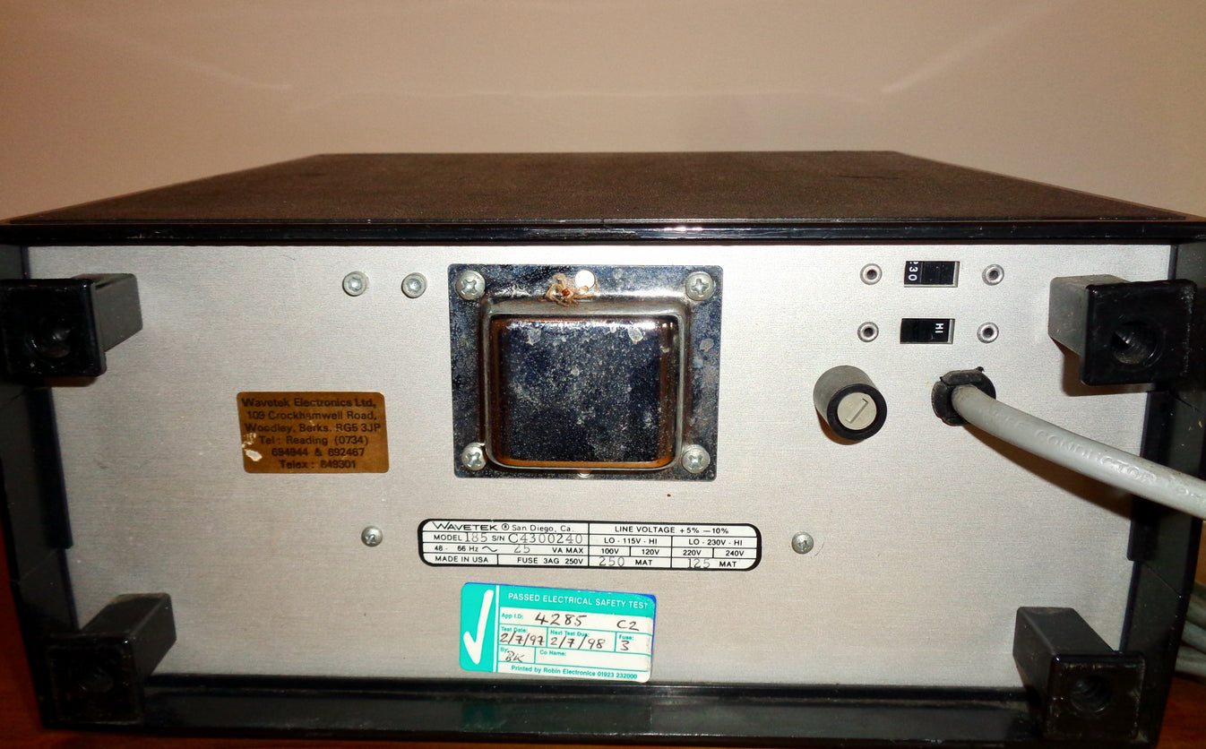 1970s Wavetek Model 185 5MHz Lin/Log Sweep Generator/ Wobbulator ...